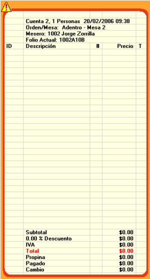 DONDE PUEDO ENCONTRAR FORMATOS DE COMANDAS PARA UNA TAQUERIA?